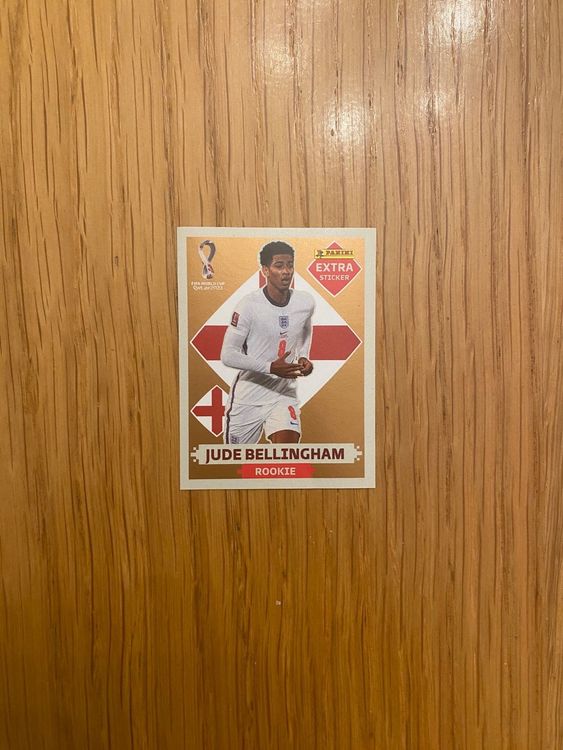 JUDE BELLINGHAM Bronze Panini Extra Sticker WM 2022 (Neu (gemäss ...