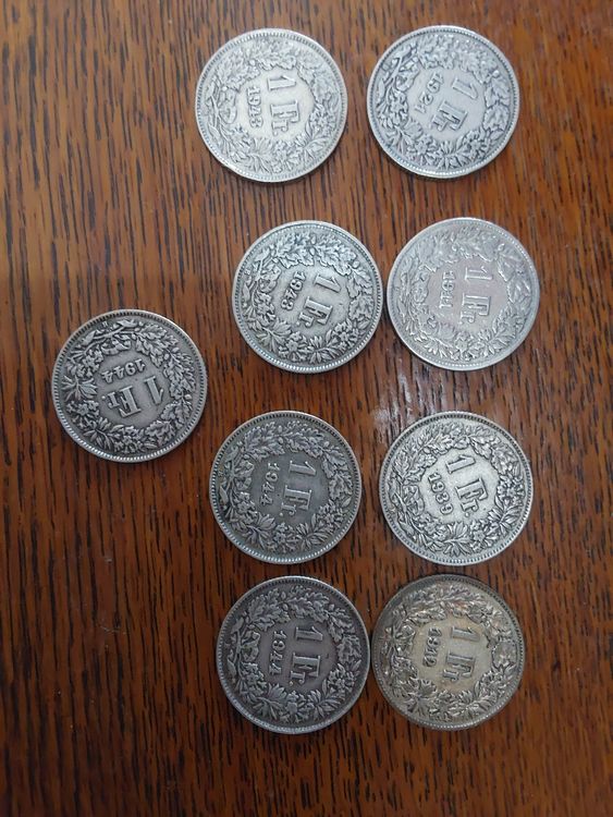pieces de 1 franc suisse argent | Kaufen auf Ricardo