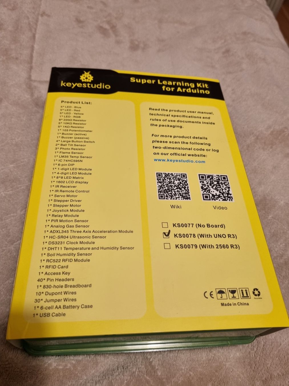 Kit Arduino Keyestudio - Super Learning Kit d’initiation (Neuf (Voir ...