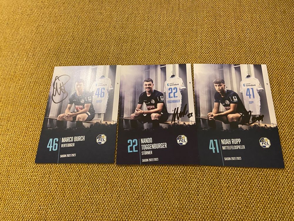 Autogrammkartenset FC Luzern | Kaufen auf Ricardo