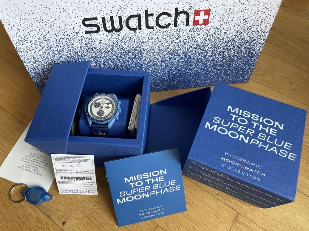 Omega x Swatch - Mission to the SUPER BLUE MOONPHASE | Kaufen auf Ricardo