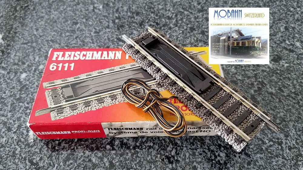Fleischmann 6111 - Entkupplungsgleis elektrisch PROFI-Gleis (Neu und ...
