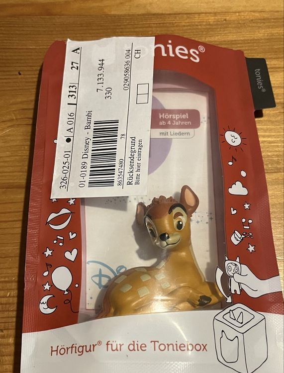 Tonies Bambi Figure - Disney Character, New | Kaufen auf Ricardo