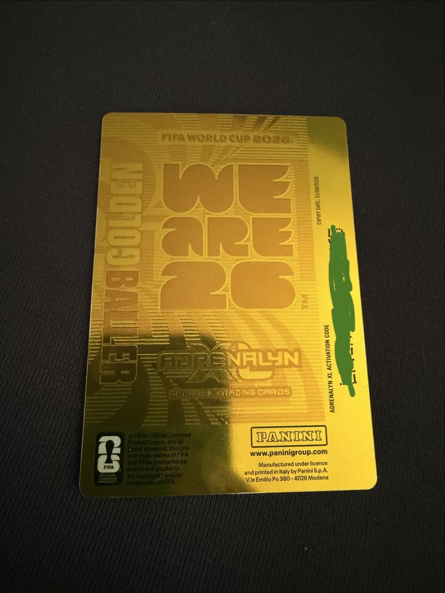 Panini WC 2026 Kylian Mbappé Golden Baller (Neu (gemäss Beschreibung ...