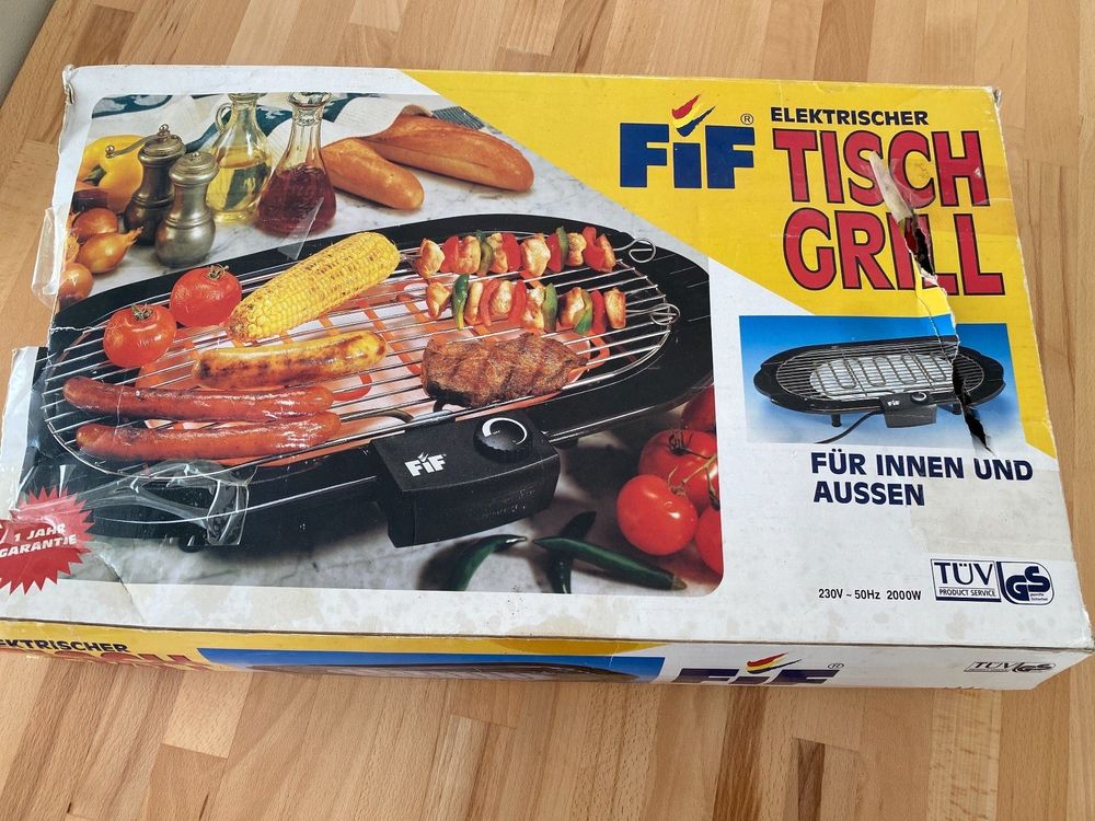 Elektrischer Tischgrill Fif 2000 Watt | Kaufen auf Ricardo