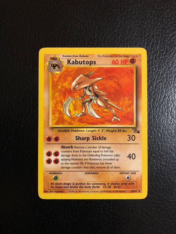 Fossil Kabutops rare 24/62 Ab 1 | Kaufen auf Ricardo