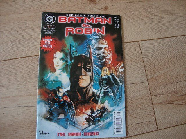 Jahr 1997 Comic BATMAN + ROBIN der Comic zum Film mit Poster | Kaufen ...
