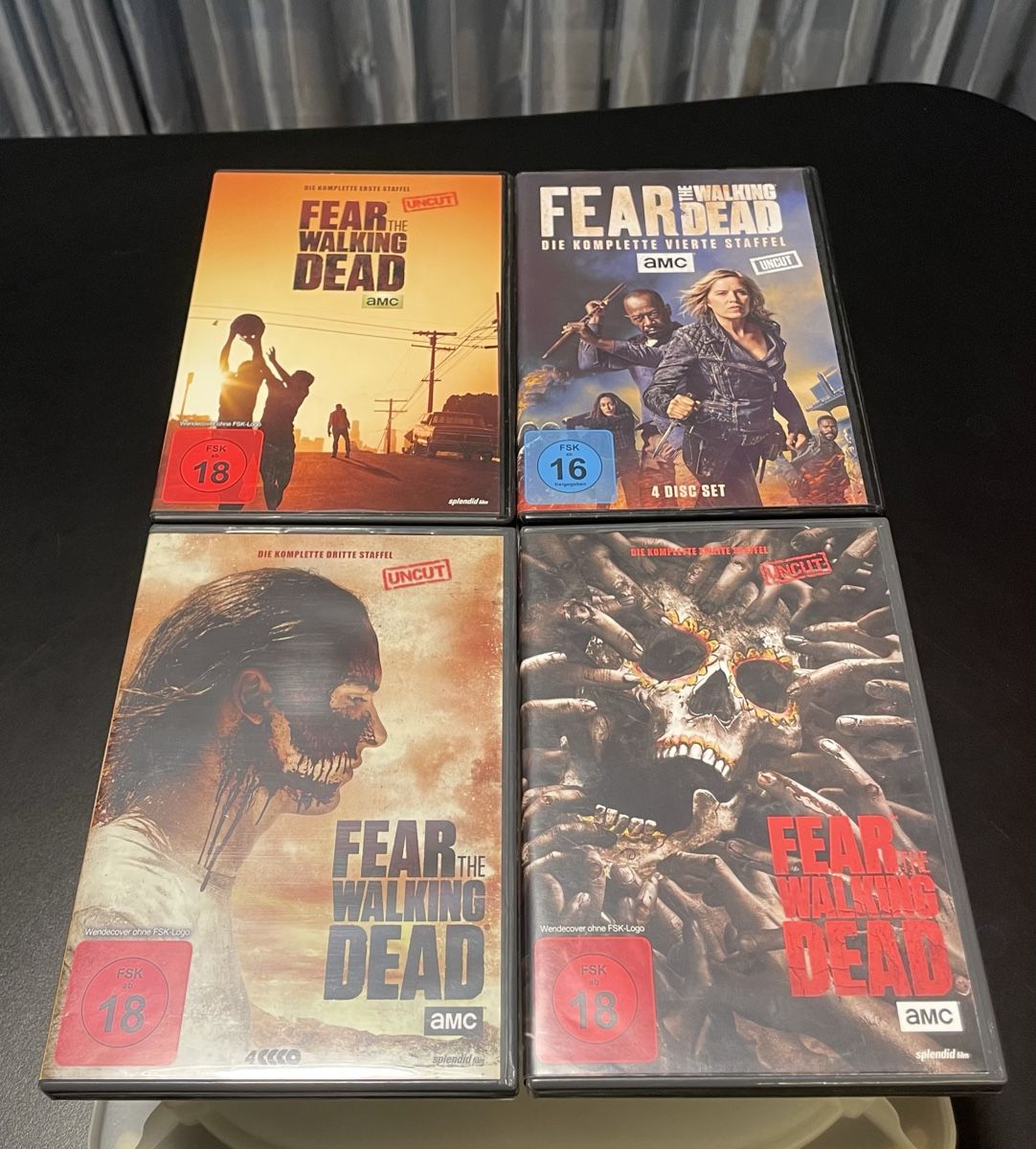Zombies: Fear the Walking Dead – Staffel 1-4 (DVD Box Set) (Neu (gemäss ...
