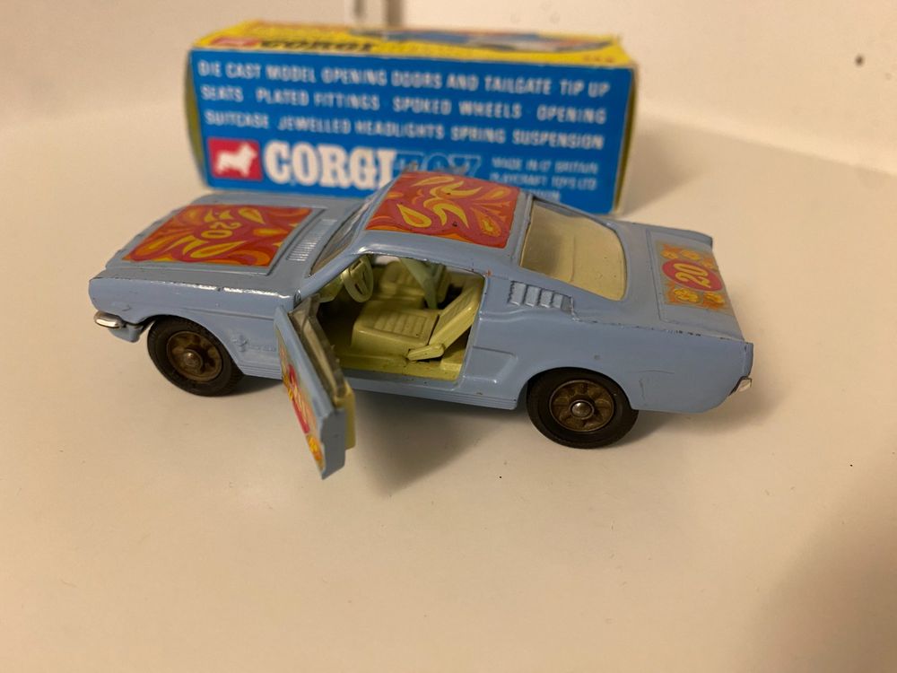 Corgi Toys No: 348 - Ford Mustang 2X2 "Pop Art" TOP RAR (Gebraucht) in ...