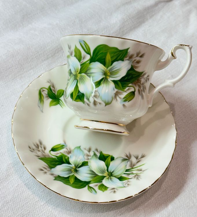 Royal Albert "Trillium" Muster Tee/Kaffee Tasse ca.1975-1997 | Kaufen ...