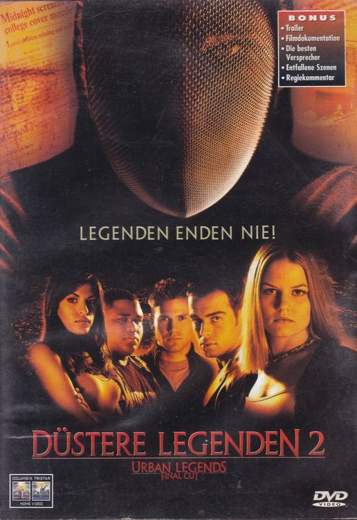 DVD ab Fr. 1.--, Düstere Legenden 2 (Gebraucht) in Lausen für CHF 1 – mit Lieferung auf Ricardo ...