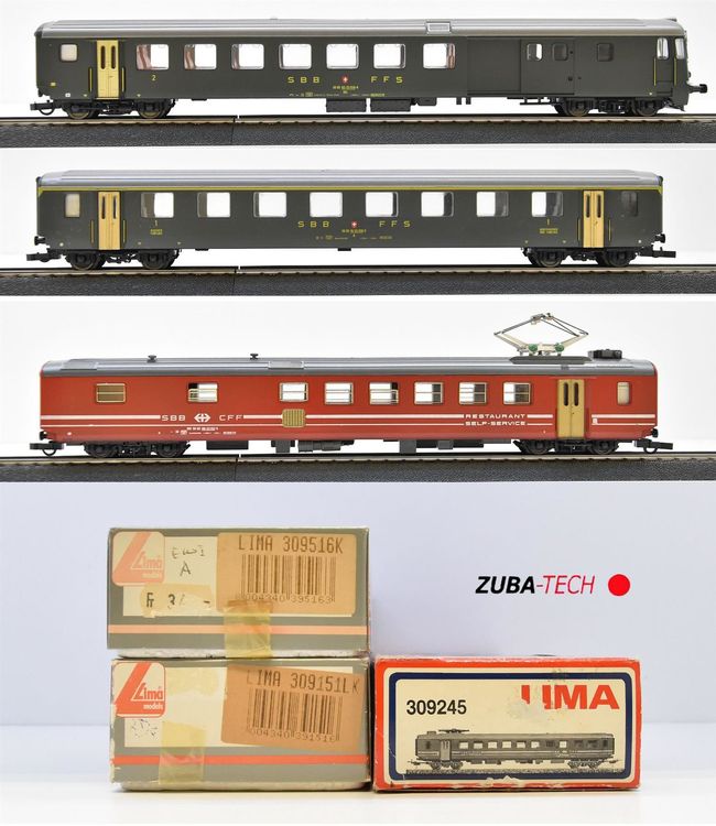 Lima 3x EW I Personenwagen SBB H0 GS OVP (Gebraucht) in St. Gallen für CHF 34 – mit Lieferung ...
