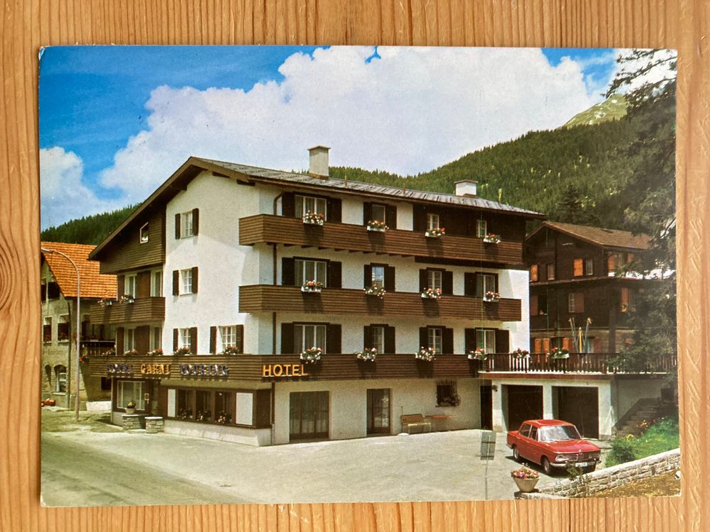Lenzerheide - Hotel-Garni Touring - G. Bergamin - AK 1982 (Gebraucht) in Oberuzwil für CHF 1 ...