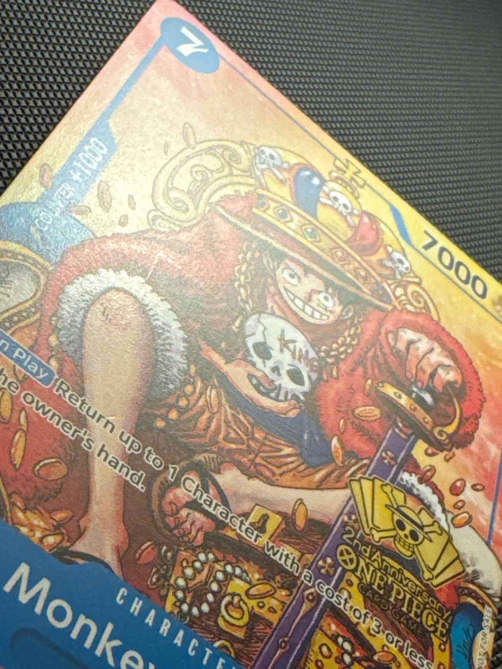 One Piece Card Game: Stamped 2nd Ann Monkey D. Luffy - P-043 (Neu ...