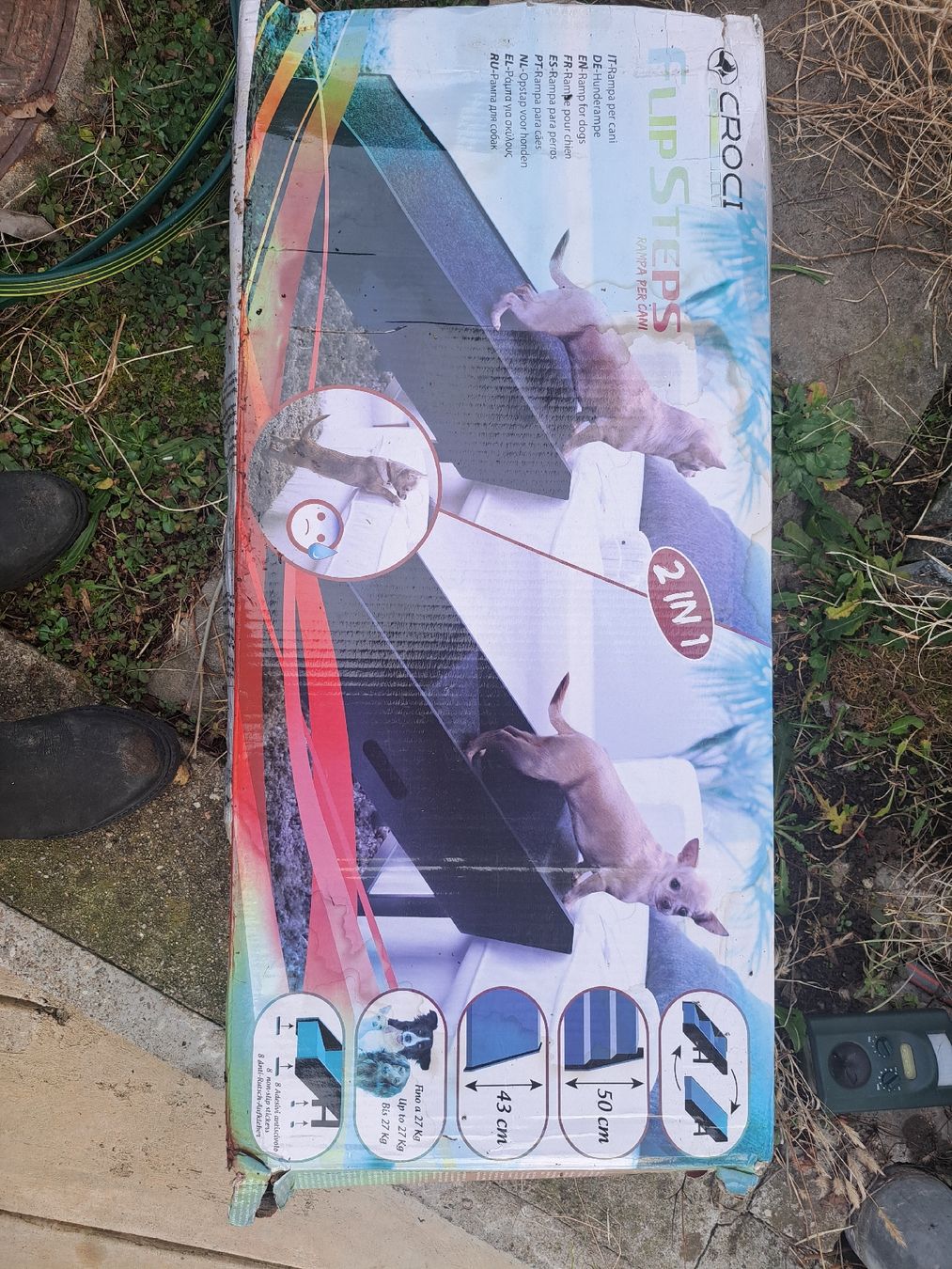 Scaletta/rampa 2in1 Croci Flip Steps per cani piccoli (Neu (gemäss ...