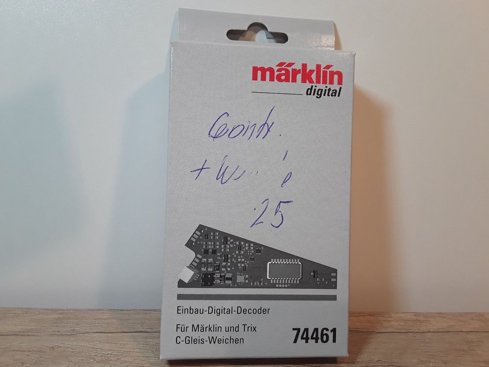 Märklin 74461 _ Einbau Digital Decoder _ C Gleis _ Spur H0 (Neu (gemäss ...