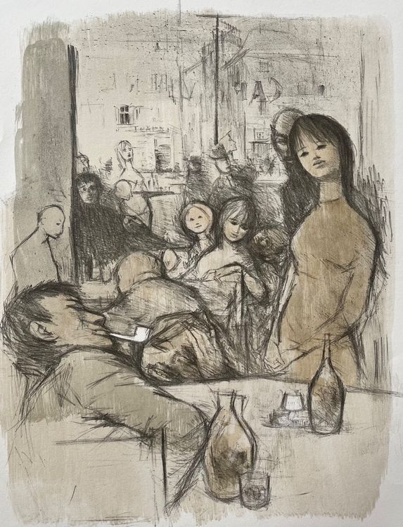 Otto Bachmann (1915-1996) Grosse Lithographie Handsigniert (Gebraucht ...