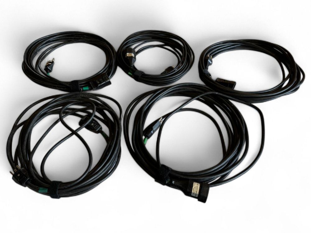 5er Set 10m T13 Verlängerungs Kabel (Gebraucht) in Däniken SO für CHF 39 – mit Lieferung auf ...