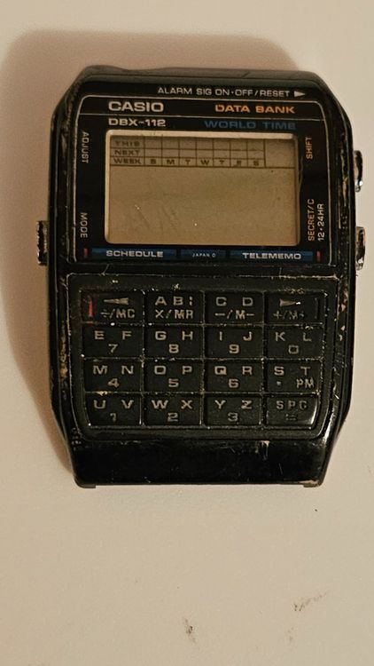 Casio Data World Time Uhr Data Bank Evtl. Für Sammler | Kaufen auf Ricardo