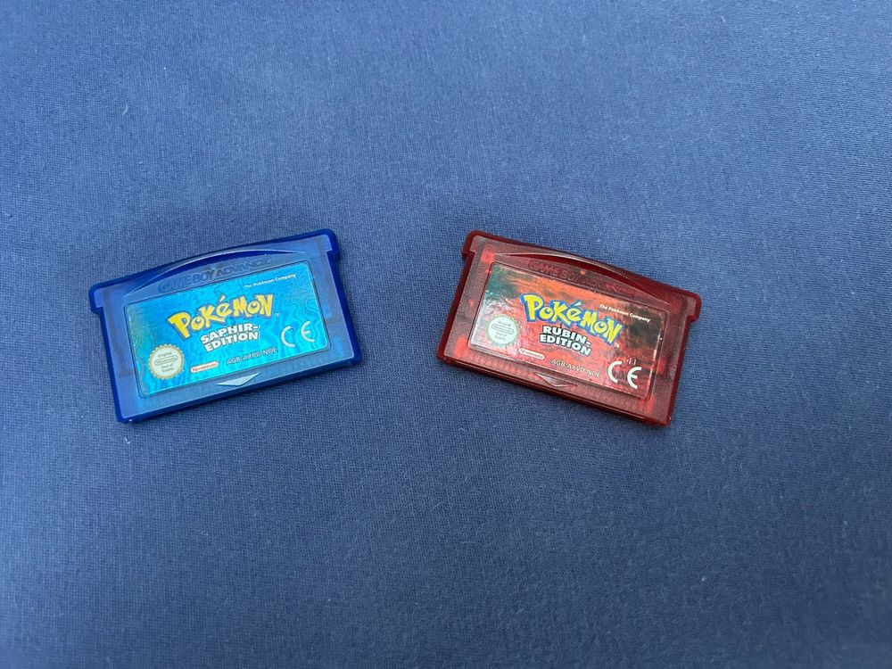 Pokemon Rubin & Saphir Edition - Top Zustand! Selten! (Gebraucht) in St ...