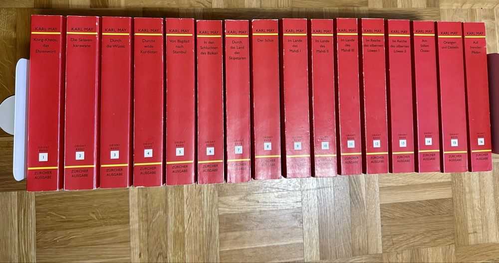 Karl May Gesamtausgabe 16 Bände Zürcher Ausgabe (Gebraucht) in Lohn ...