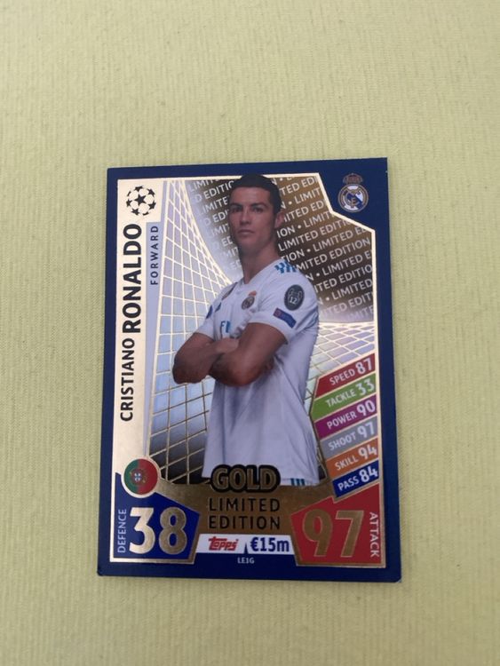 Cristiano Ronaldo Madrid Gold Limited Edition | Kaufen auf Ricardo