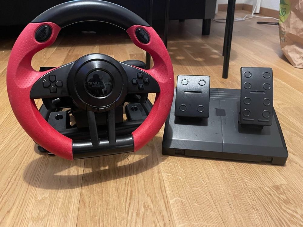 Lenkrad Trailblazer FFB Racing Wheel mit Pedalen (Gebraucht) in Sempach ...