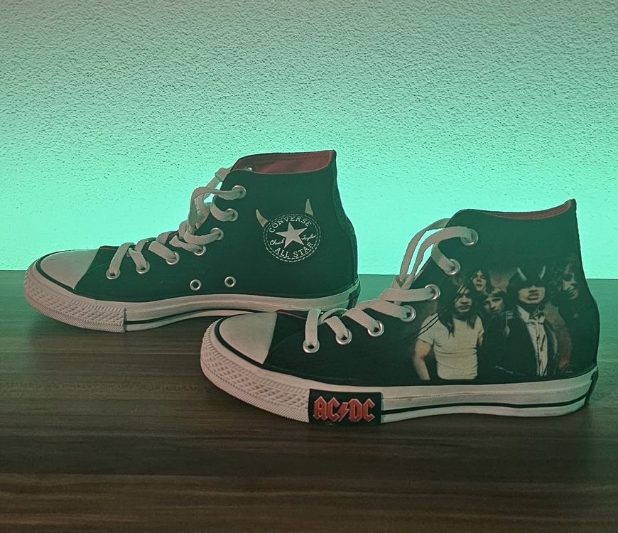 AC/DC - Converse Schuhe Highway to Hell 🤘 (Gebraucht) in Staffelbach ...