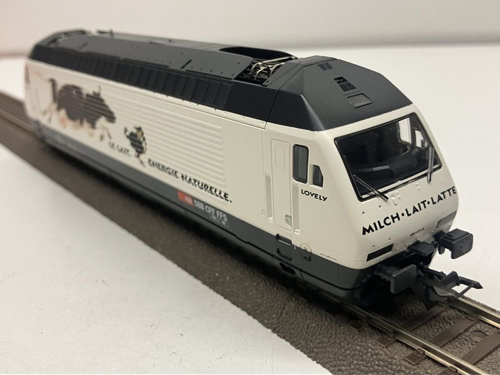 Roco 43753= Re 4/4 460-021-9 SBB Lovely Milch Lait Latte (Neu (gemäss ...