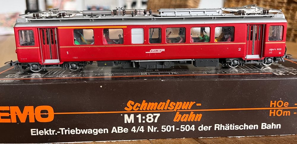 Bemo Triebwagen Nr. 502 ABe 4/4, mit ESU Decoder (Gebraucht) in Locarno ...