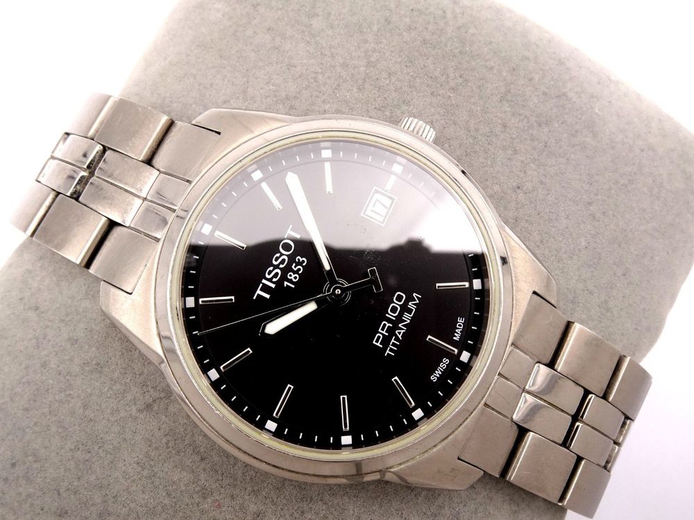 TISSOT PR 100 TITANIUM QUARTZ HERRENUHR | Kaufen auf Ricardo