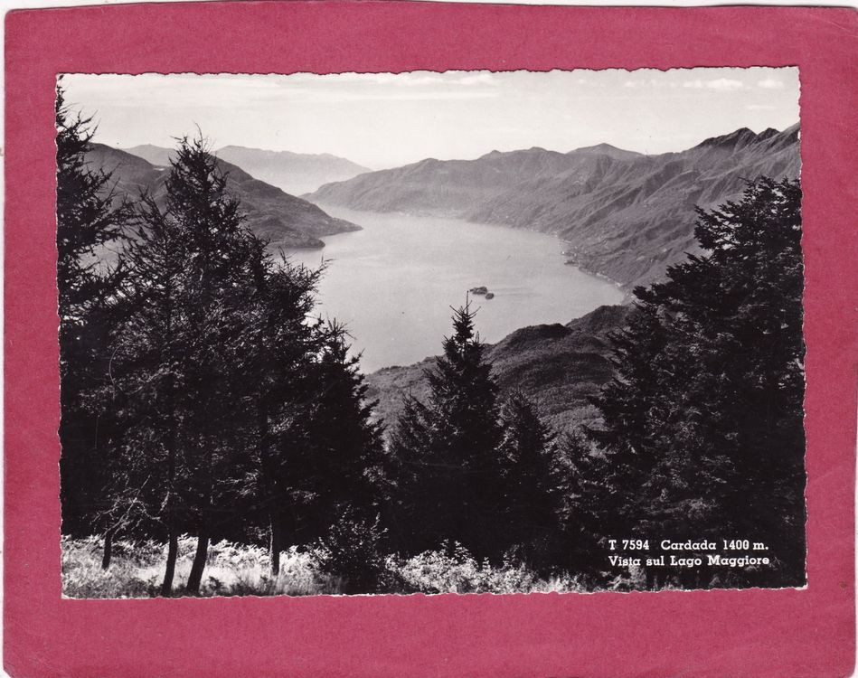 Cardada Vista sul Lago Maggiore 1954 | Kaufen auf Ricardo