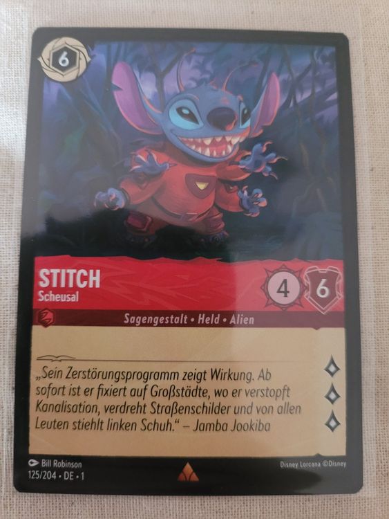 Lorcana Stitch (Rare) (Neu (gemäss Beschreibung)) in Bösingen für CHF 1 ...