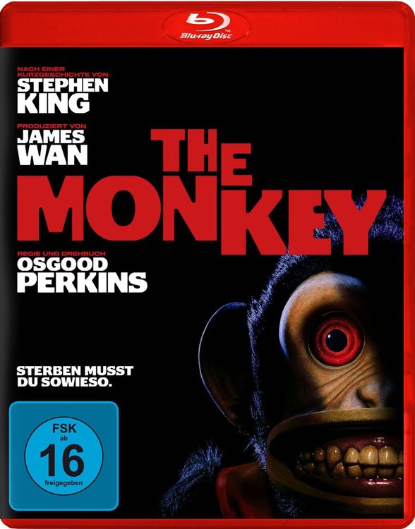 The Monkey (2025) Perkins/Elijah Wood/Stephen King/NEON🙉/BD (Neu ...