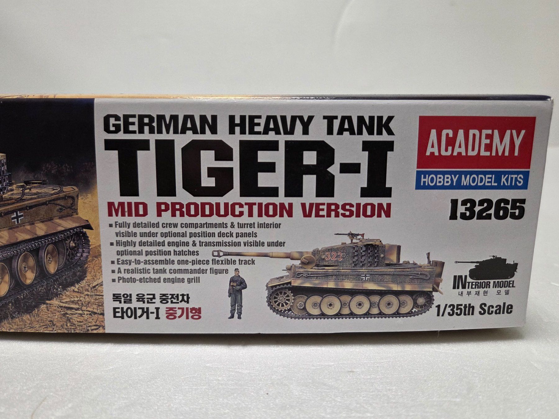 Academy 13265 German Heavy Tank Tiger-I 1:35 (Neu und originalverpackt ...