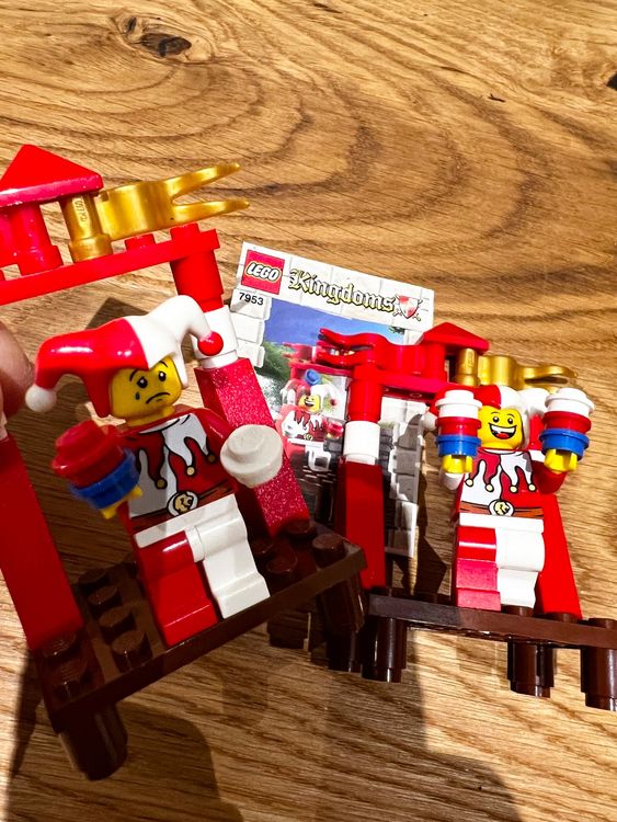 2 x Lego 7953 Kingdom Clown vintage court jester minifiguren (Gebraucht ...