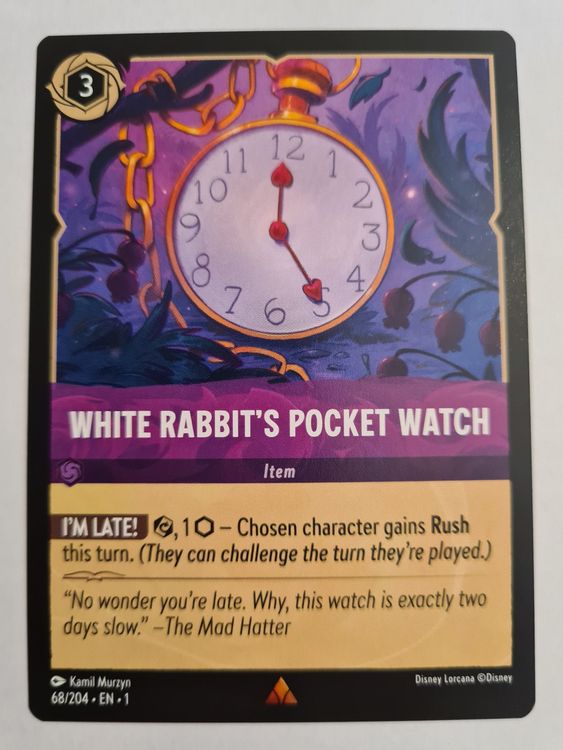 Lorcana, White Rabbit's Pocket Watch, 068 (Neu (gemäss Beschreibung ...