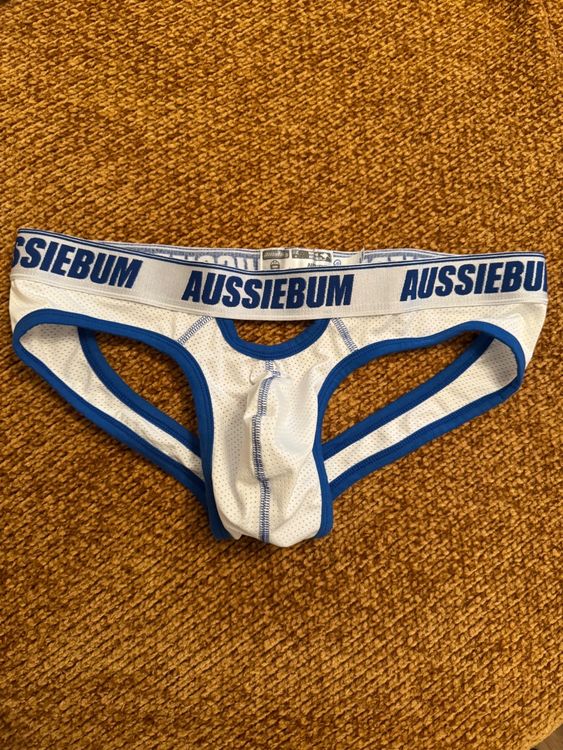 Aussiebum Riot weiss/blau zwei Öffnungen | Kaufen auf Ricardo