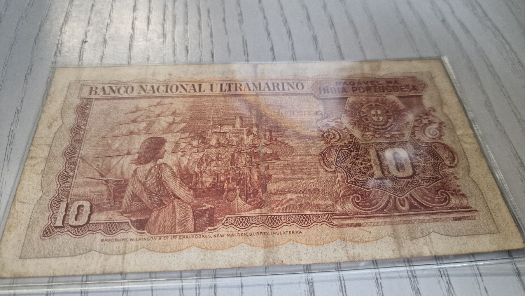 Portugal, Indien: 10 Rupien von 1945, Top Zustand! (Gebraucht) in ...