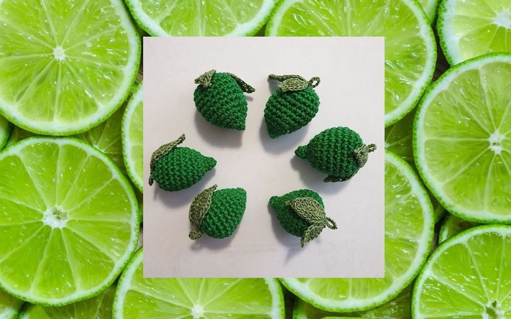1 Stück Lime Limette gehäkelt 771 | Kaufen auf Ricardo
