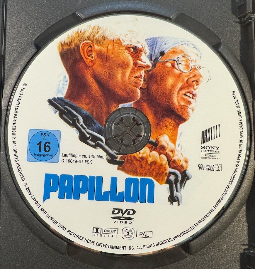 DVD PAPILLON - STEVE McQUEEN - DUSTIN HOFFMAN (Gebraucht) in Wisen für ...