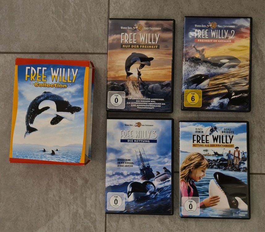 Free Willy Collection 4 DVD's | Kaufen auf Ricardo
