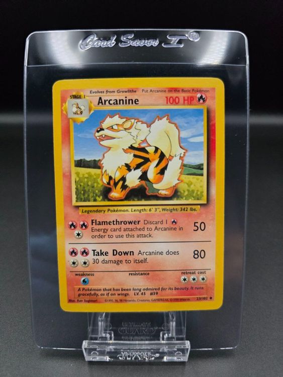 Arcanine #23 Pokemon Base Set 1999 LP+ / 🇬🇧 (Gebraucht) in COINTRIN für ...