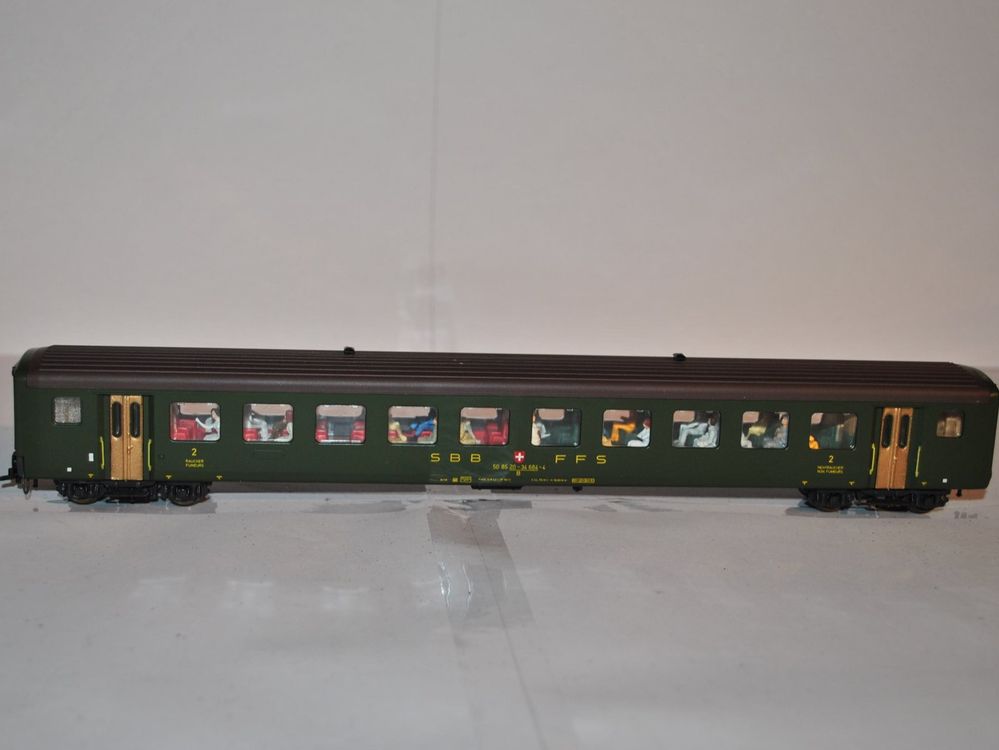 Roco Personenwagen SBB mit Innenbeleuchtung 4239A (MTJ215) (Gebraucht ...
