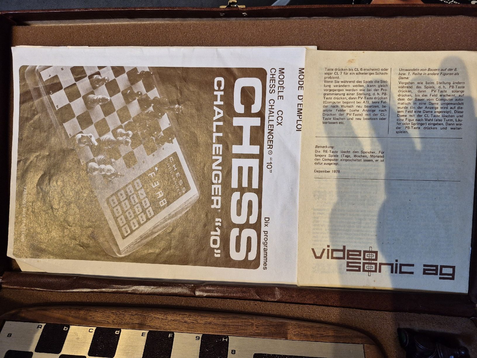 Échecs Électronique Fidelity Challenger Vintage Rétro (D'occasion) à ...