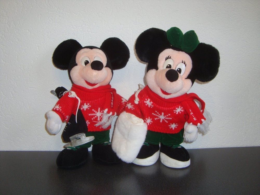 Mickey und Minnie Mouse 30 cm gross (Gebraucht) in Thun für CHF 12 ...