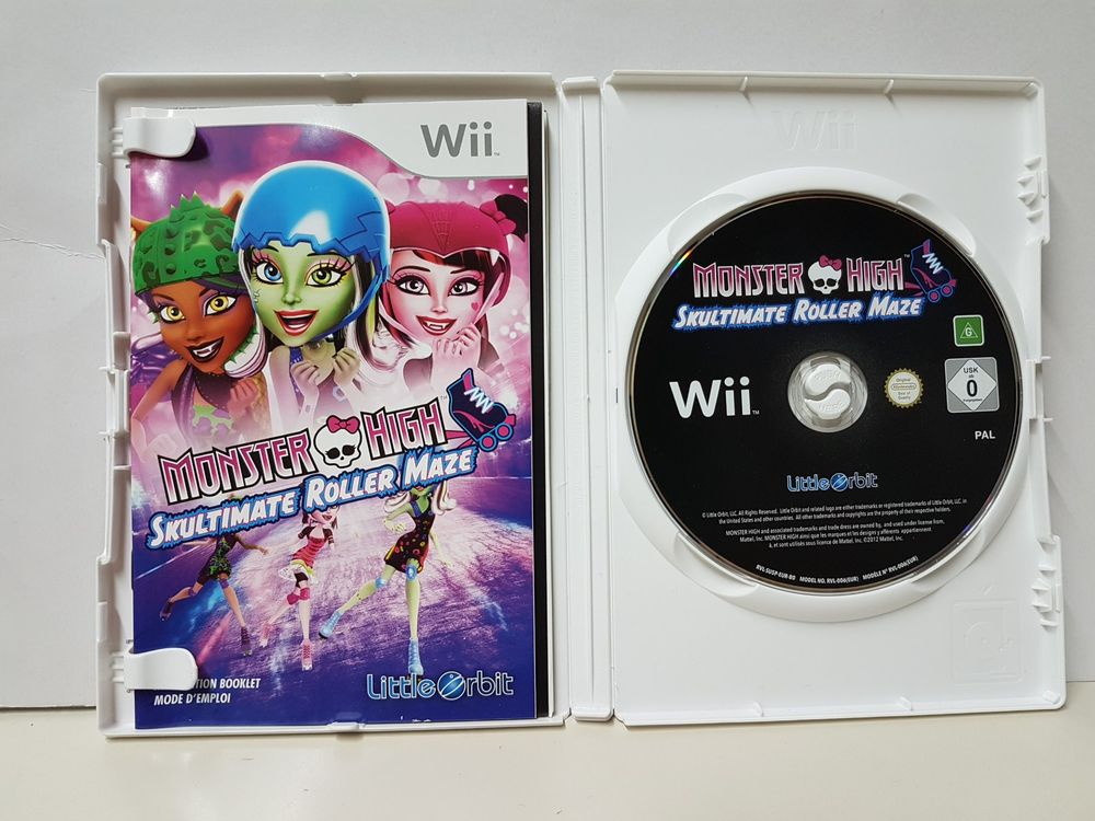 Monster High Labyrinth Skaten das grosse Wettrennen Wii (Gebraucht) in Schüpfheim für CHF 12.8 ...