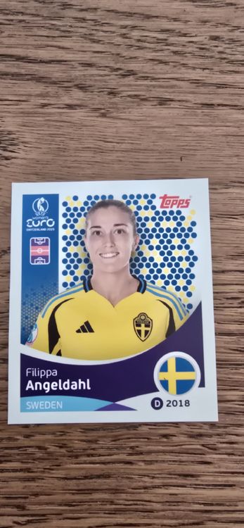 Topps EM 2025 Frauen, Philippa Angeldahl, Schweden! mr 229 (Neu (gemäss ...