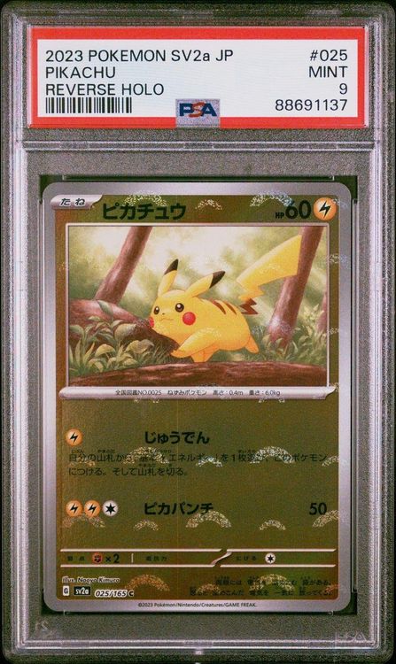 Pikachu rev Holo 025/165 Jap 151 PSA 9 ab 1.- | Kaufen auf Ricardo