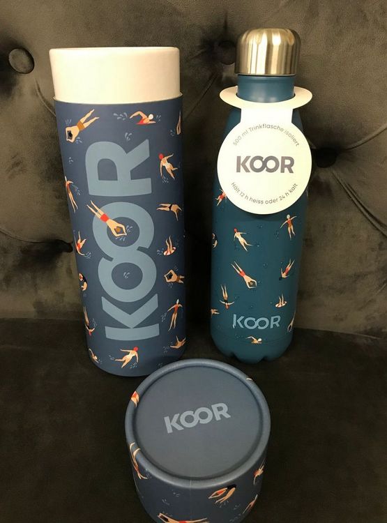 Koor Trinkflasche Swim Swimmer Schwimmer blau (Neu (gemäss Beschreibung)) in Steinhausen für CHF ...